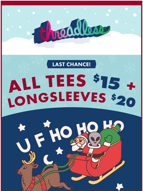 Threadless: Oh deer! 🦌 $15 Tees expire soon. | Milled