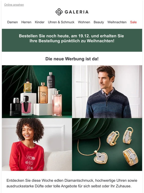Galeria: Die neue Werbung ist da! | Milled