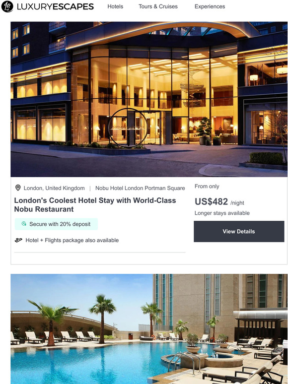 Luxury Escapes: London's Coolest Hotel Stay | Abu Dhabi 5-Star Sofitel ...