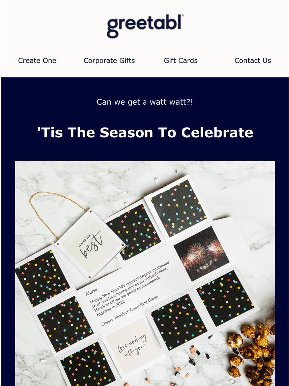 Greetabl: Light up the New Year with these gifts 🎉 | Milled