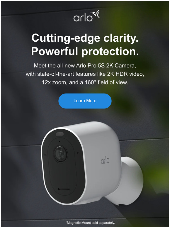Arlo: Introducing the all-new Arlo Pro 5S 2K Camera. | Milled