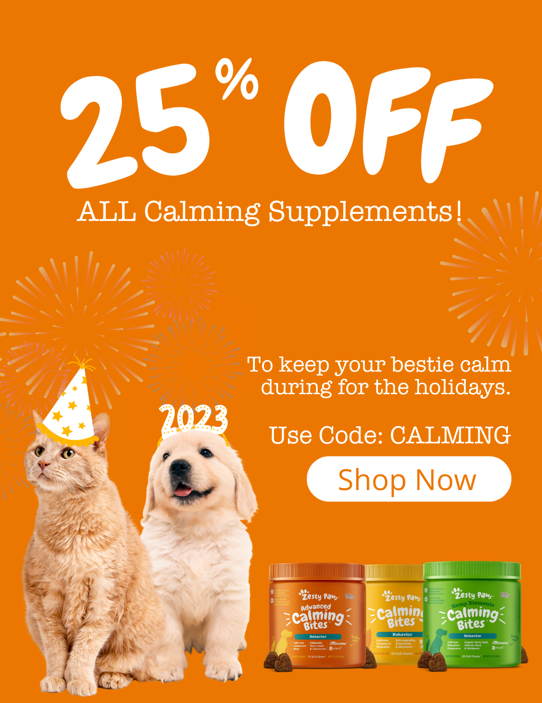 Zesty Paws: PAW-SOME😍 25% OFF Calming Bites🐾 | Milled