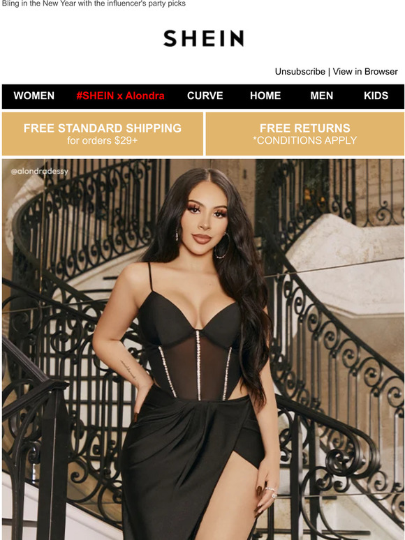 SHEIN: 3...2...1...SHEIN x Alondra is here!!! | Milled