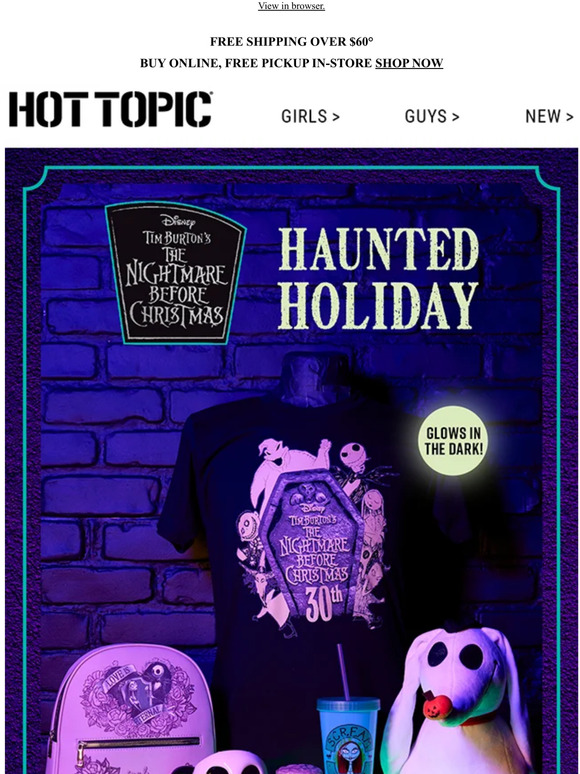 Hot Topic: Gift 'em The Nightmare Before Christmas merch 💀 | Milled