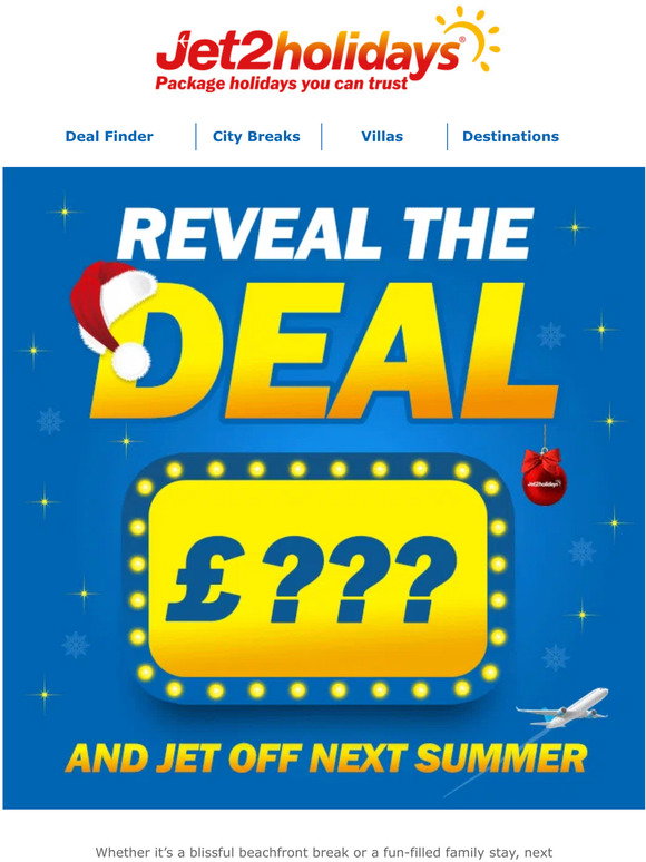 Jet2holidays: Reveal the deal | Milled
