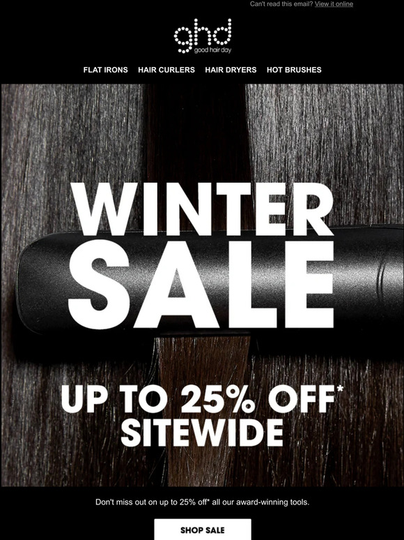 ghd: ghd's Winter Sale is live! | Milled