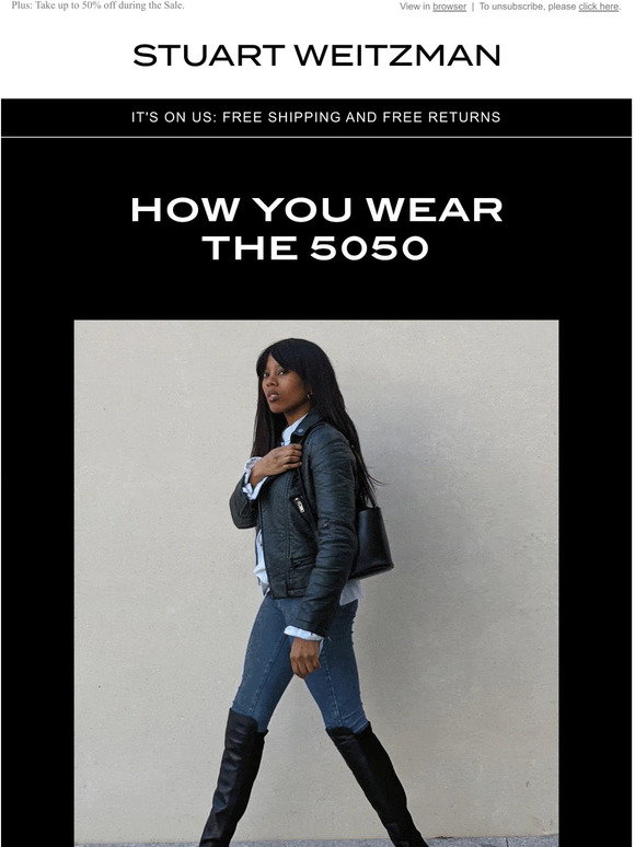 Stuart Weitzman: How You Wear Our Iconic 5050 Boot | Milled