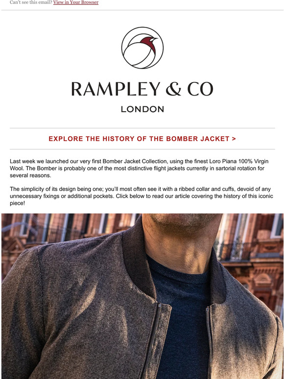 Rampley and Co: Steadfast in Style: The History of the Bomber Jacket ...