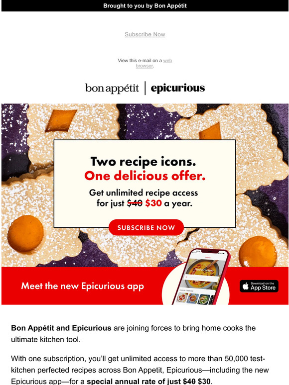 Bon Appétit: Get unlimited Bon Appétit and Epicurious Access for just ...