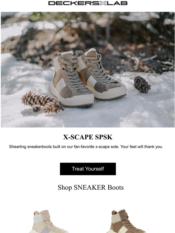 Deckers X Lab: Lux Sneakerboots | Milled