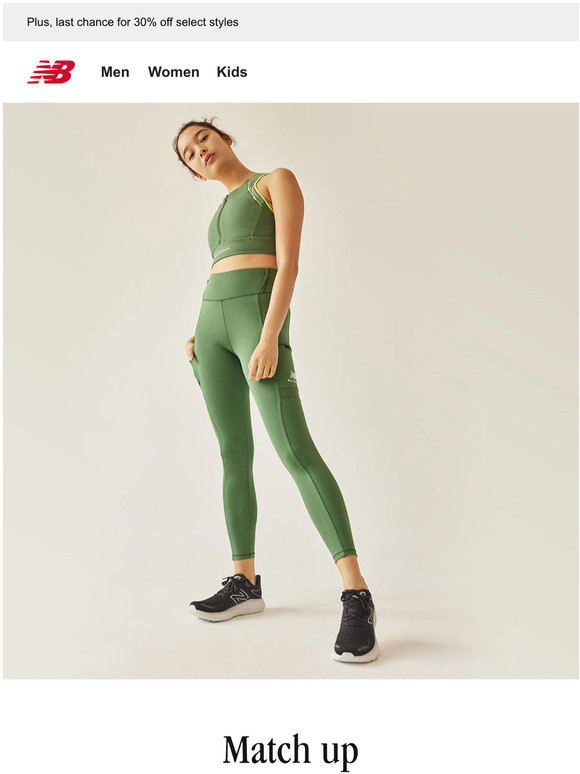 New Balance: Coordinate your look with new matching sets. | Milled