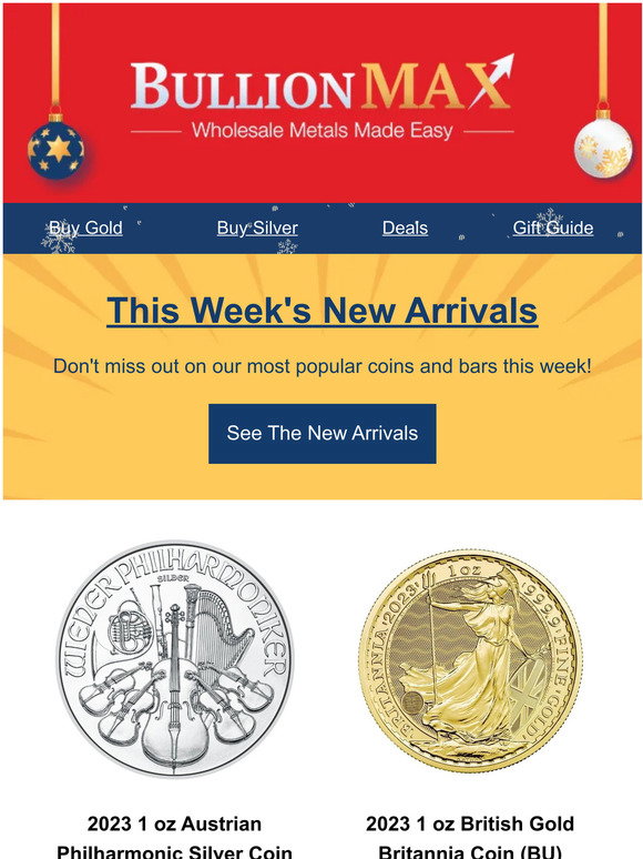 BullionMax: 🚌 Just Arrived Gold And Silver (You Don't Want To Miss ...