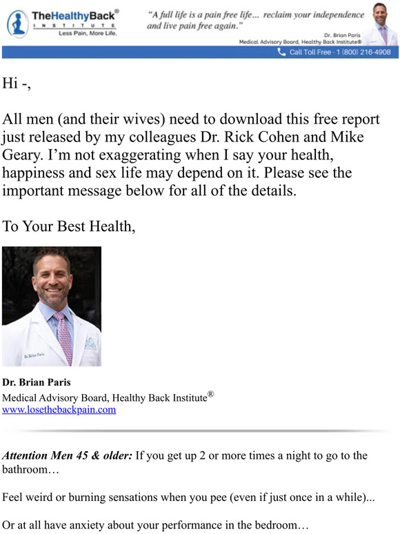 Healthy Back Institute: the 3 best NUTS that shrink your swollen ...