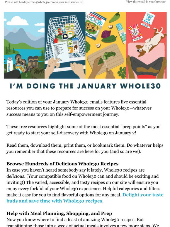 Whole30: Five resources | Milled