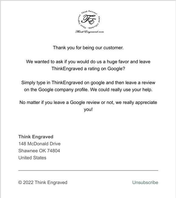 Think Engraved: We could use your help | Milled