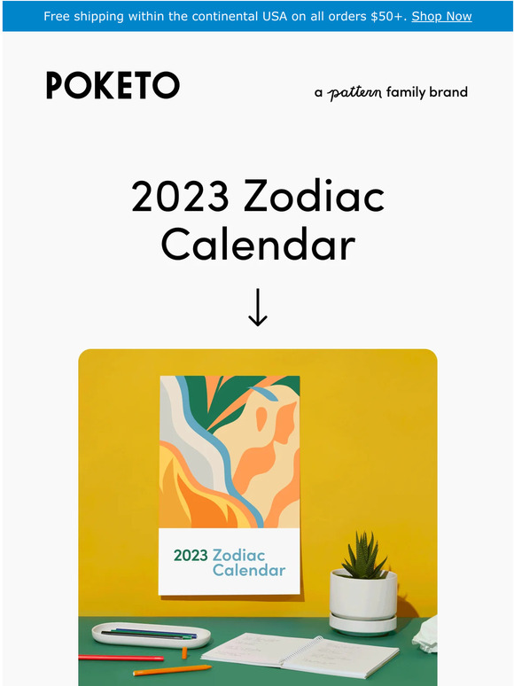 Poketo: Bring the star power with the 2023 Zodiac Calendar 💫 | Milled