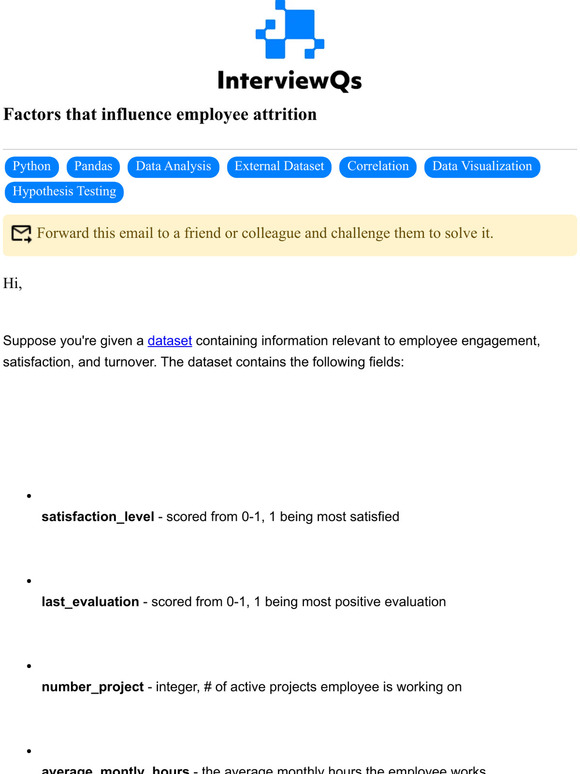 Interview Qs: Factors that influence employee attrition | Milled
