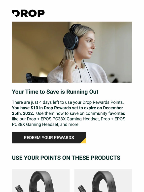 Drop: Your $10 in Drop Rewards Points Expires in 4 days. | Milled