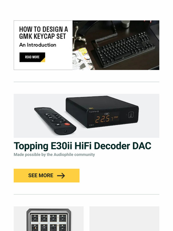 Drop: Topping E30ii HiFi Decoder DAC, GK GK21S Dual-Mode Wireless ...