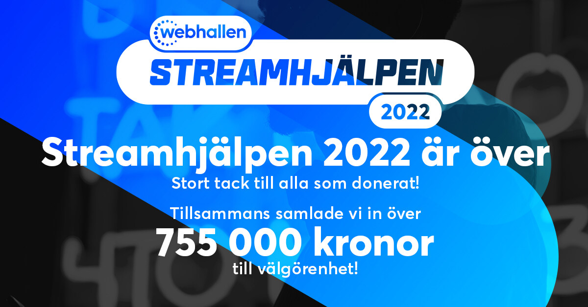 Webhallen: Streamhjälpen 2022 The Recap | Milled