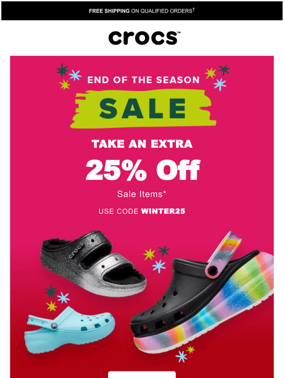 Crocs: Who says Summer has to end? Take 25% OFF sitewide! | Milled