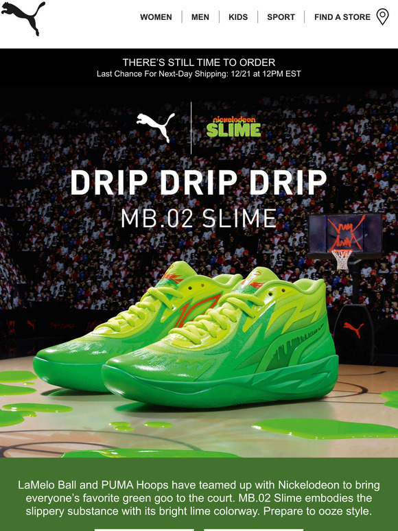 Puma: Splat! MB.02 Slime Drops at 10 AM EST | Milled