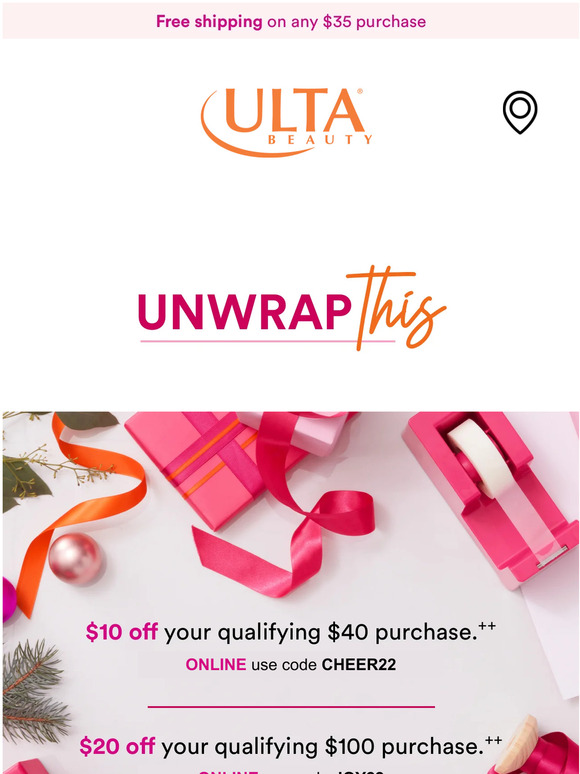 Ulta Beauty: 👏Save $10, save $20—you choose! 👏 | Milled
