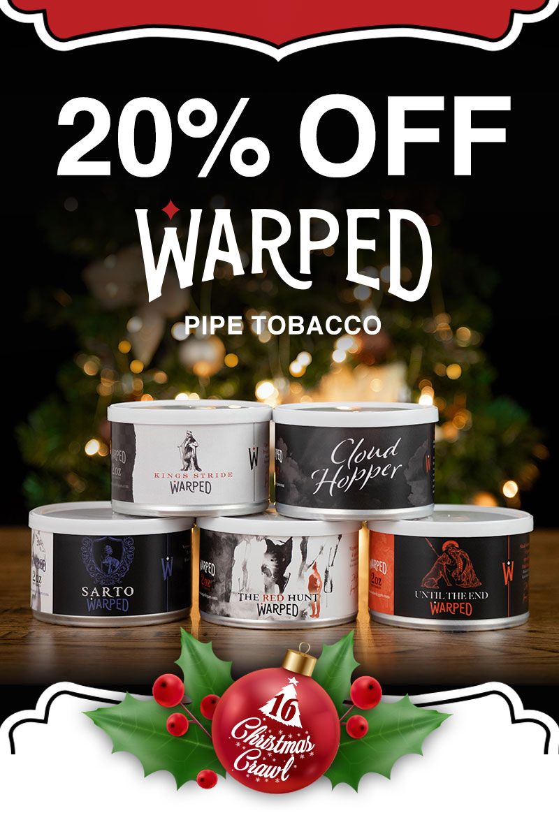 Smokingpipes: 20% Off All Warped Pipe Tobaccos | Be Exclusively ...