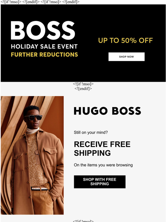 Hugo Boss: Best Sellers: Get them with Free Shipping | Milled
