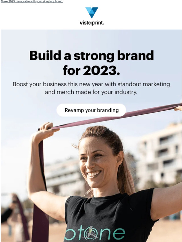 Vistaprint: Muscles for your marketing 💪 | Milled