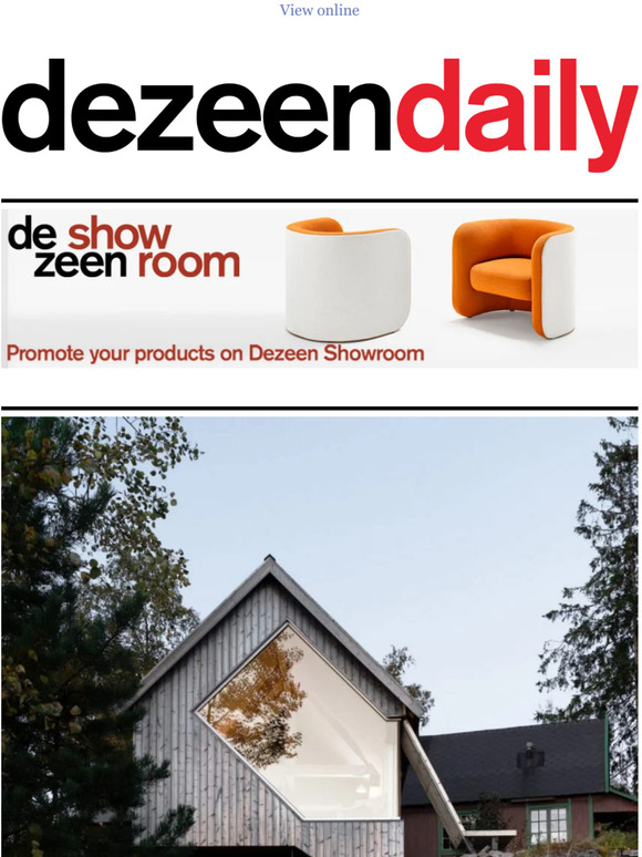 Dezeen: Norwegian cabin | Olson Kundig house | Top fashion 2022 | Milled