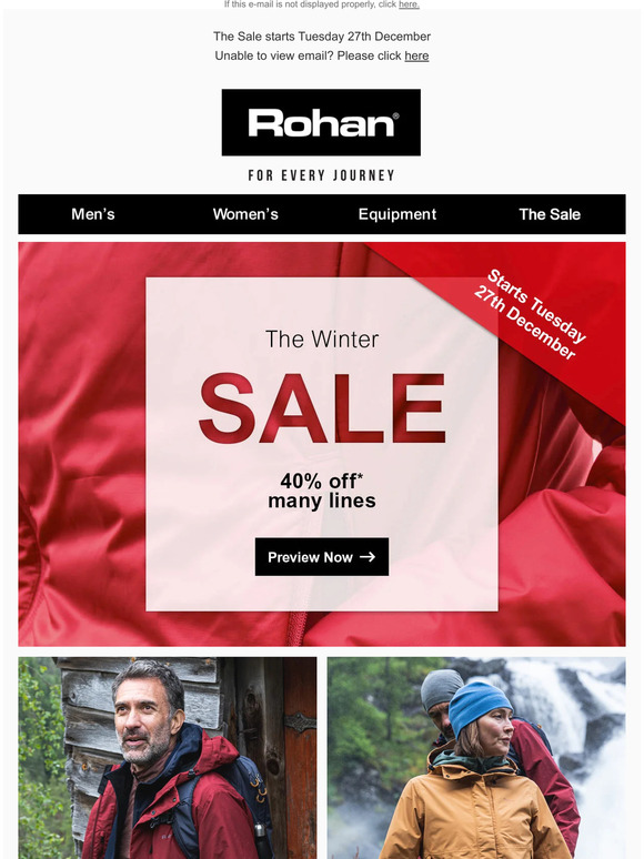 Rohan: The Winter Sale preview… | Milled