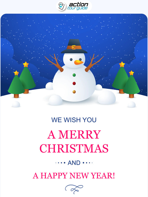 Action Tour Guide: Happy Holidays from Action Tour Guide | Milled