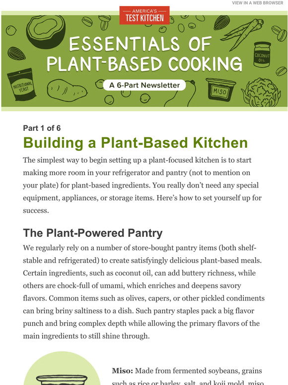 America's Test Kitchen: Plant-Based Cooking: Building a Plant-Based ...