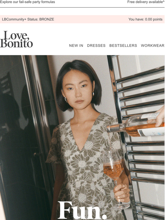 Love, Bonito: Hello —, do you dare to dazzle? | Milled