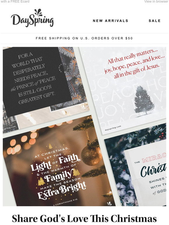 DaySpring: Share Christmas Blessings | Milled