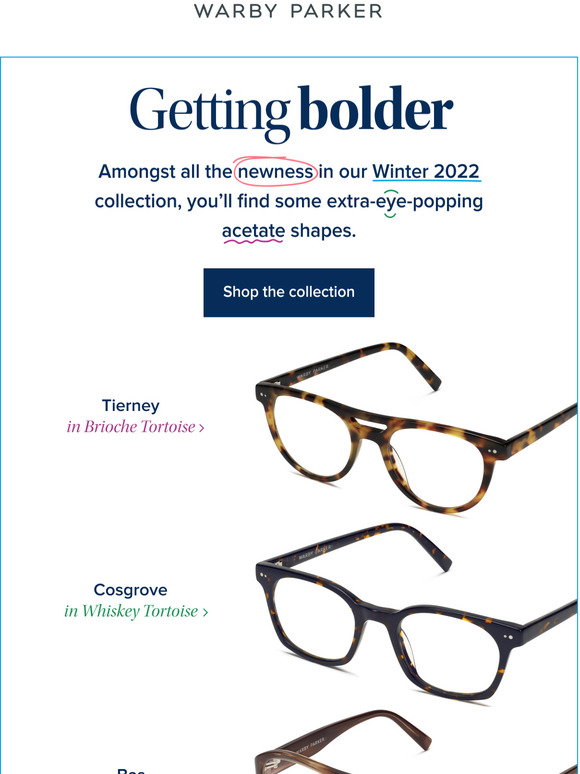Warby Parker Eyes Grabbed Milled