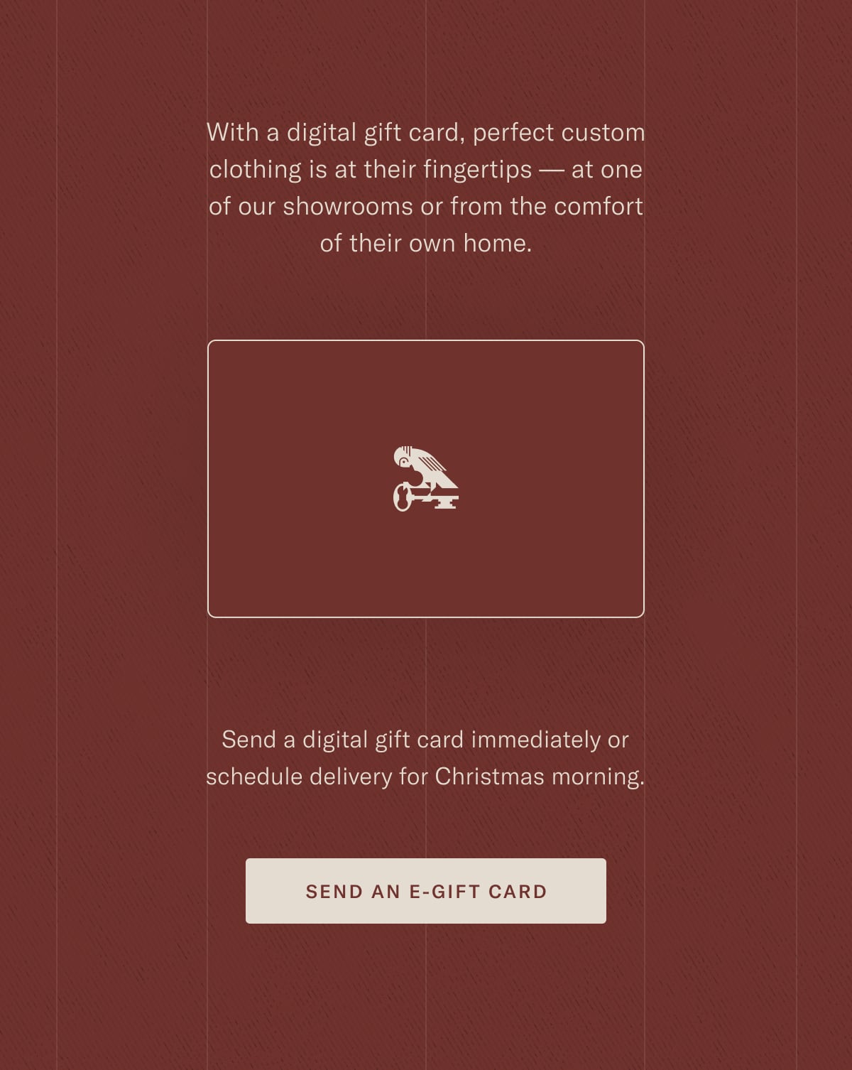 Proper Cloth: It’s Not too Late: Send a Digital Gift Card | Milled