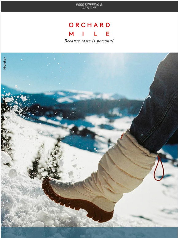 Orchard Mile: It’s giving…luxe winter vacay. | Milled