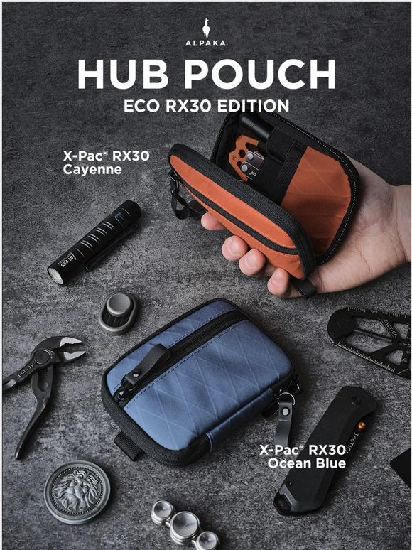 ALPAKA: [NEW] RX30 HUB Pouch ♻️ | Milled