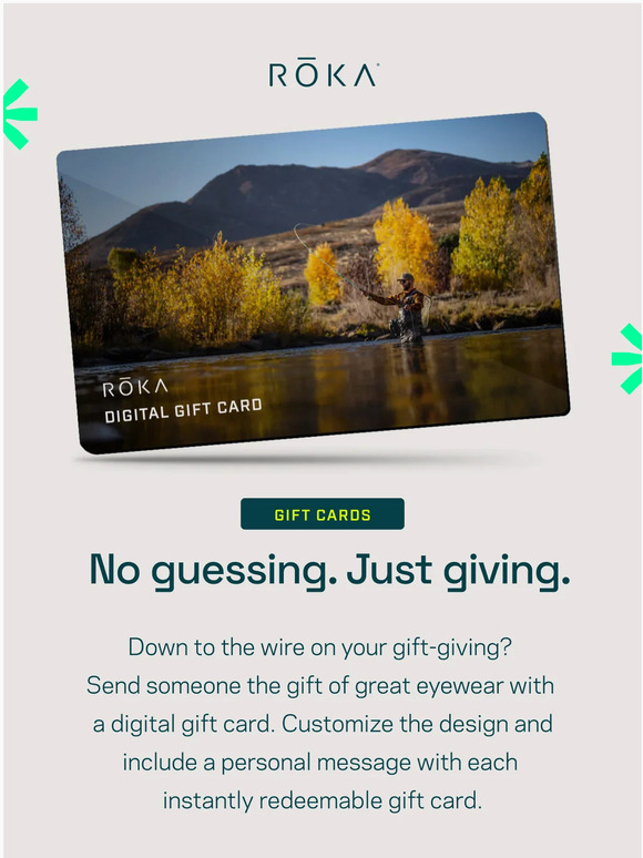 ROKA: There’s still time for a gift card. | Milled