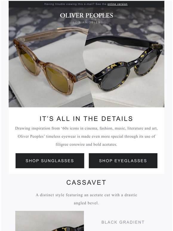 Oliver Peoples: The Craftsmanship Behind ‘60s-inspired Eyewear | Milled