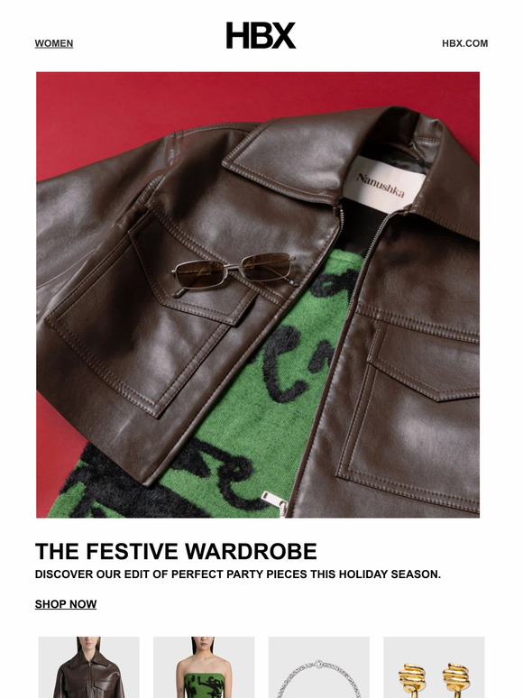 HBX: New Year's Eve Lookbook: Nensi Dojaka, Amina Muaddi, Alexander ...