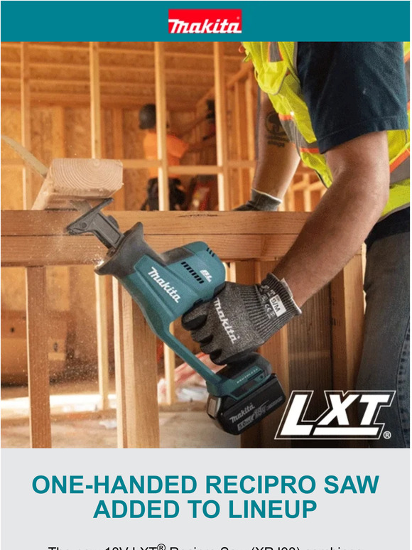 Makita: MAKITA ONE-HANDED RECIP SAW ADDED TO LINEUP | Milled