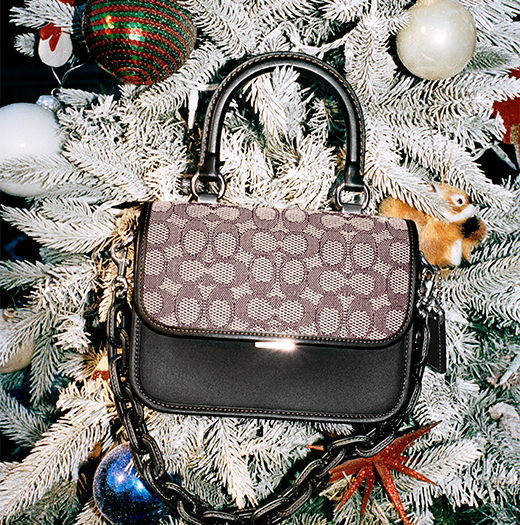 Coach: Meet the Rogue Top Handle in Signature Jacquard. | Milled