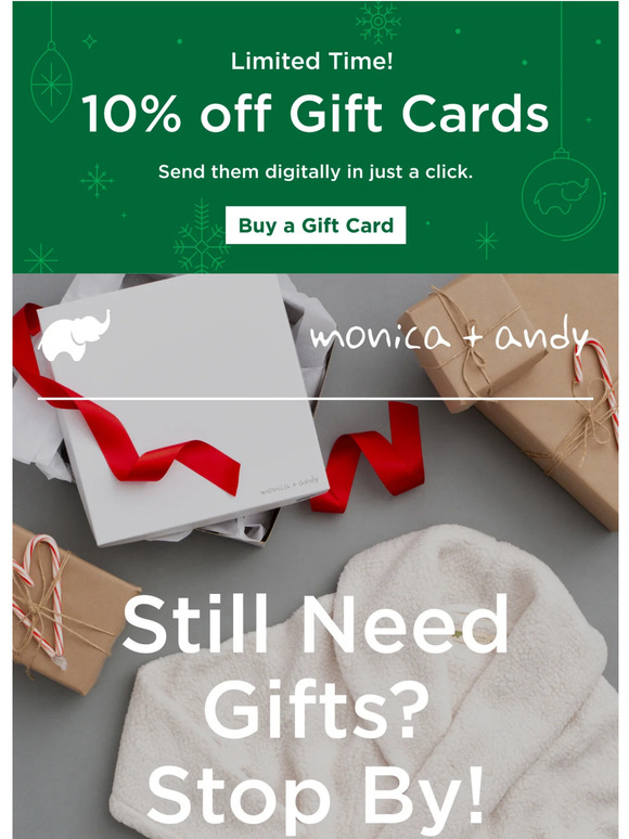 Monica + Andy: Last-Minute Shopping? Visit our Guideshops 🎄 | Milled