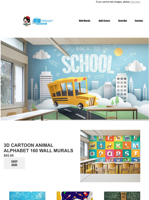 AJ Wallpaper: Creative designs for education & school. Make the kids ...