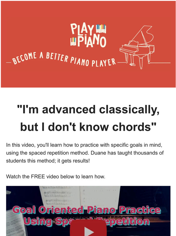 Play Piano: Practice Piano Using Goal-Oriented Spaced Repetition | Milled