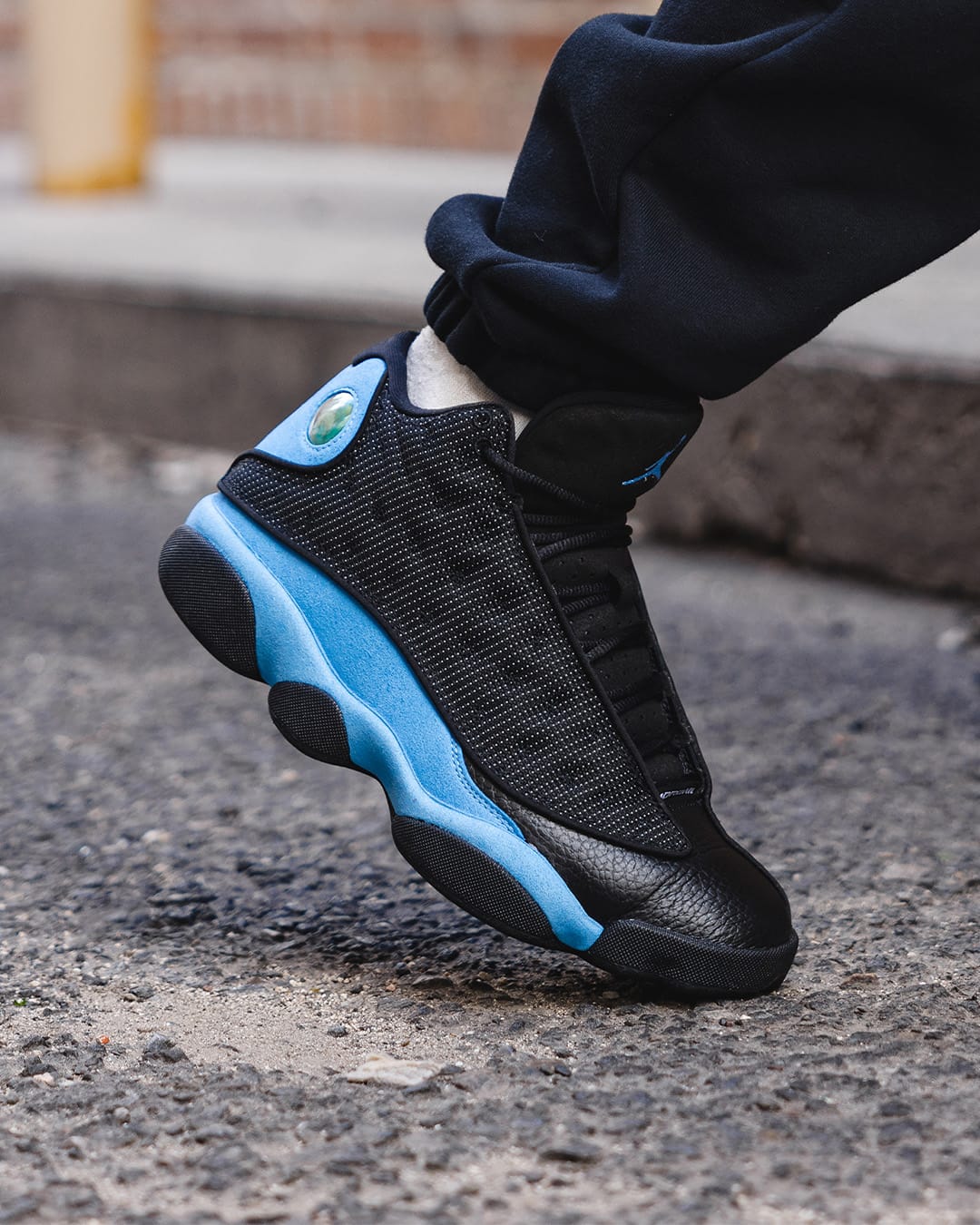 DTLR: Releasing Soon ⏰ Air Jordan 13 'Black and University Blue' | Milled