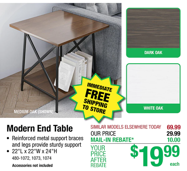 Menards: Coffee Tables Under $40! | Milled